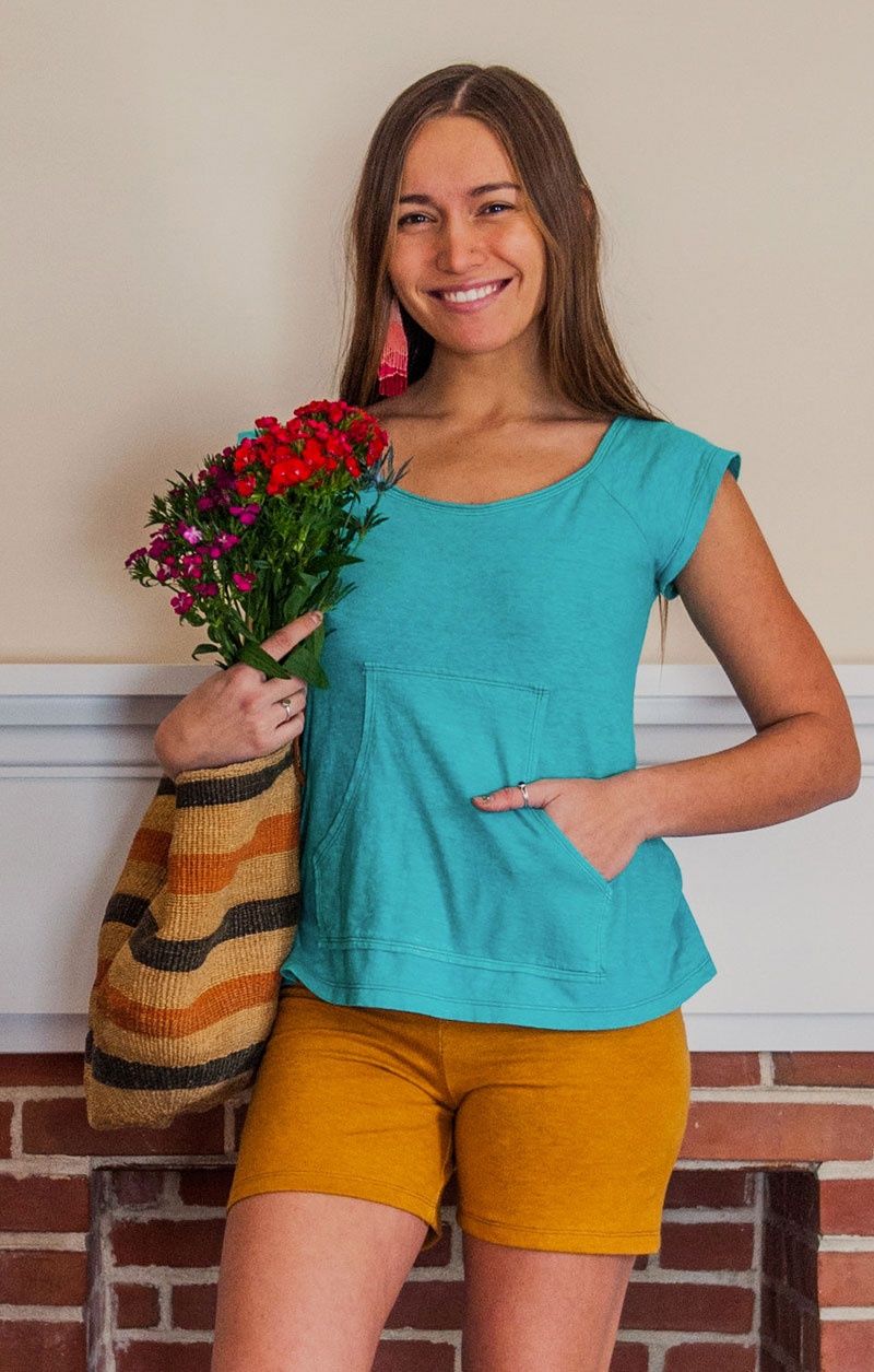 The Farm Girl Tee-made to order - Bohemian Folk Clothing